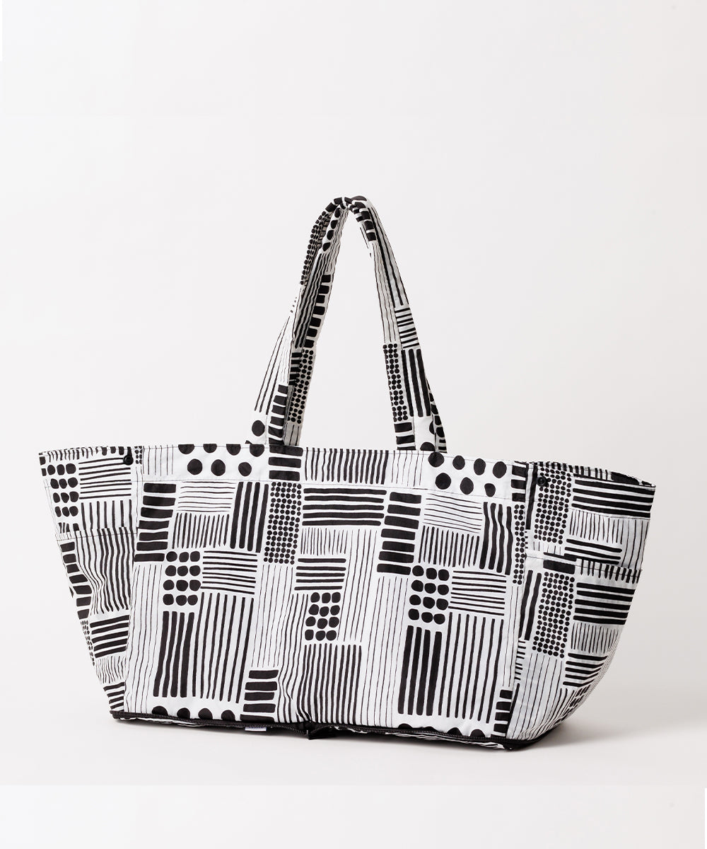 【hbB】【OMNES】保冷・保温対応 ポータブルレジカゴ型エコバッグ【1522-0044】