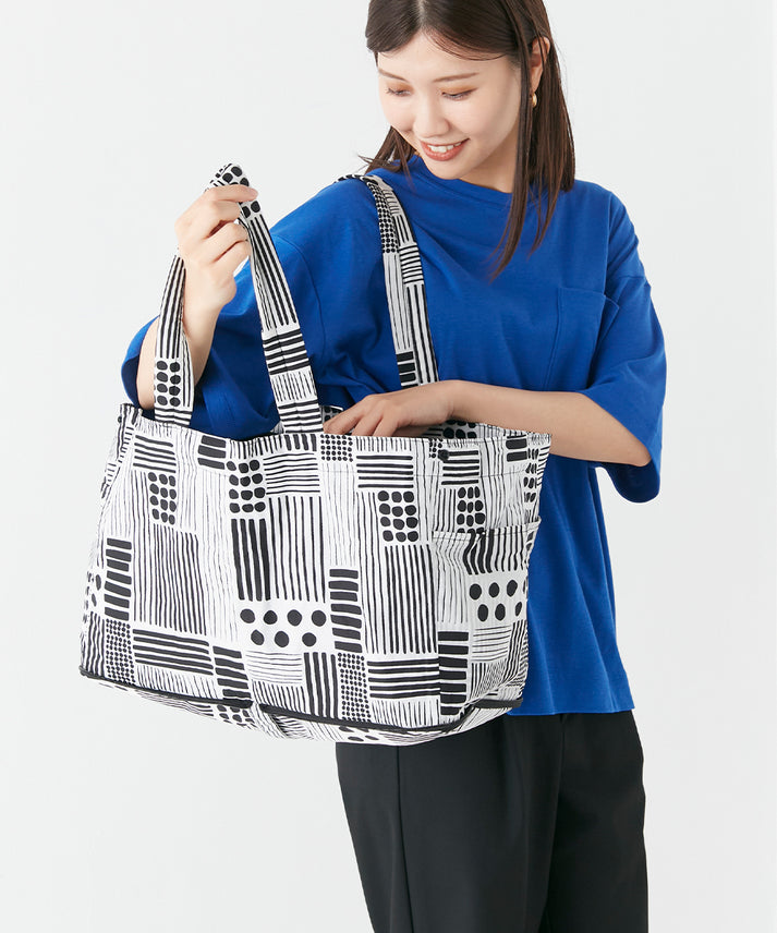 【hbB】【OMNES】保冷・保温対応 ポータブルレジカゴ型エコバッグ【1522-0044】